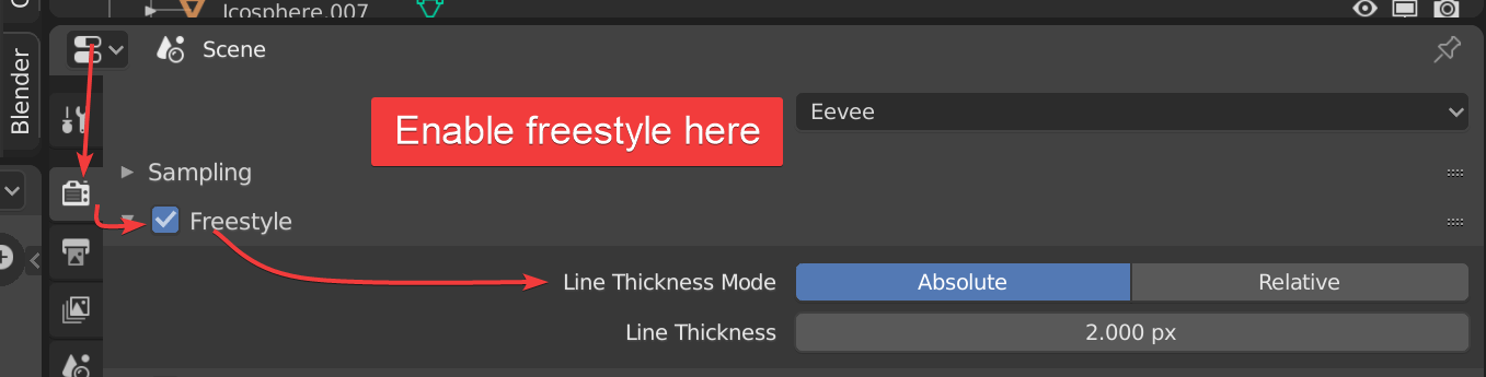 A guide to Blender freestyle rendering with Eevee and Cycles - Artisticrender.com