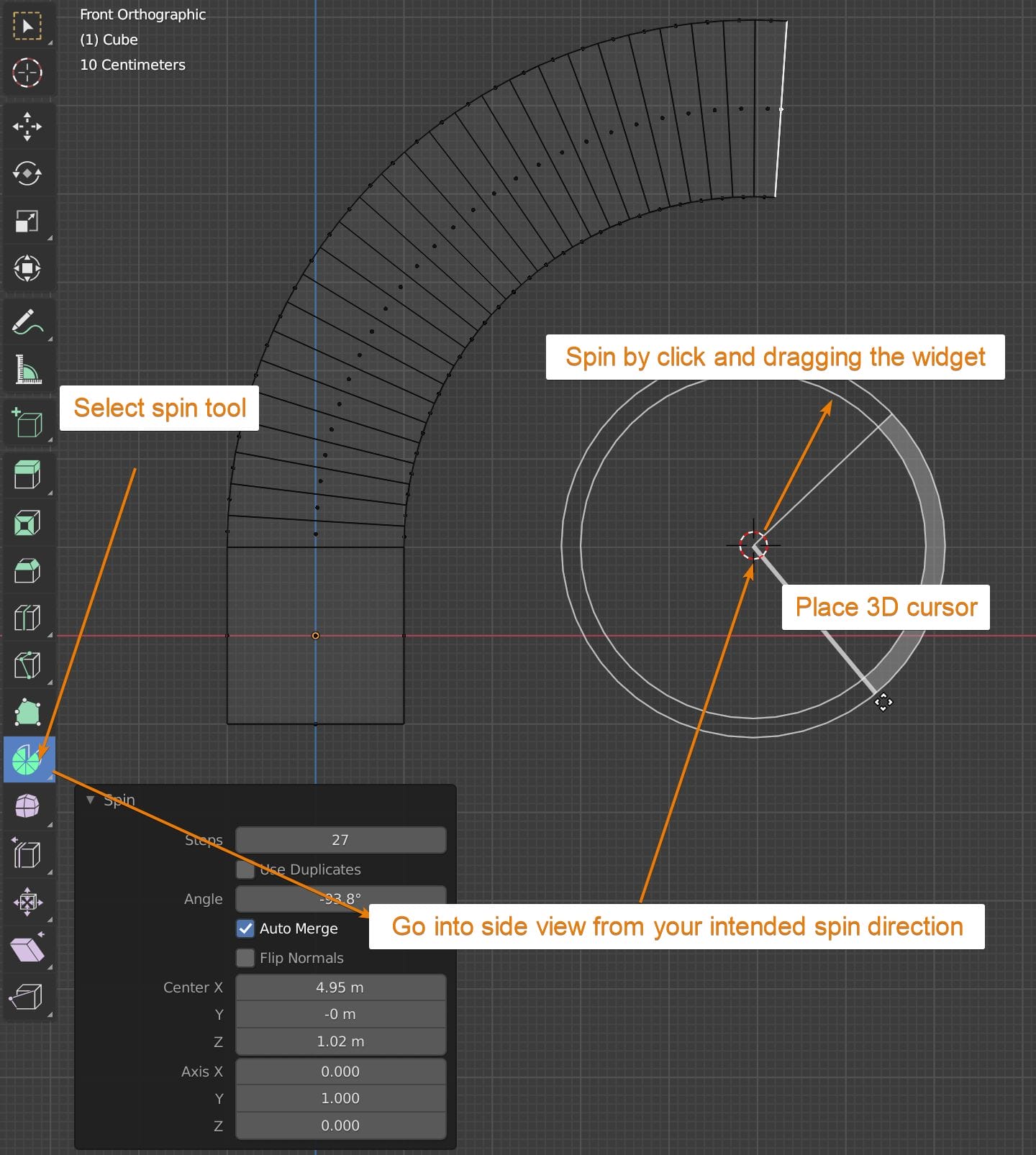 Extrude in Blender: Basics, along curve, circles, manifold and more - Artisticrender.com