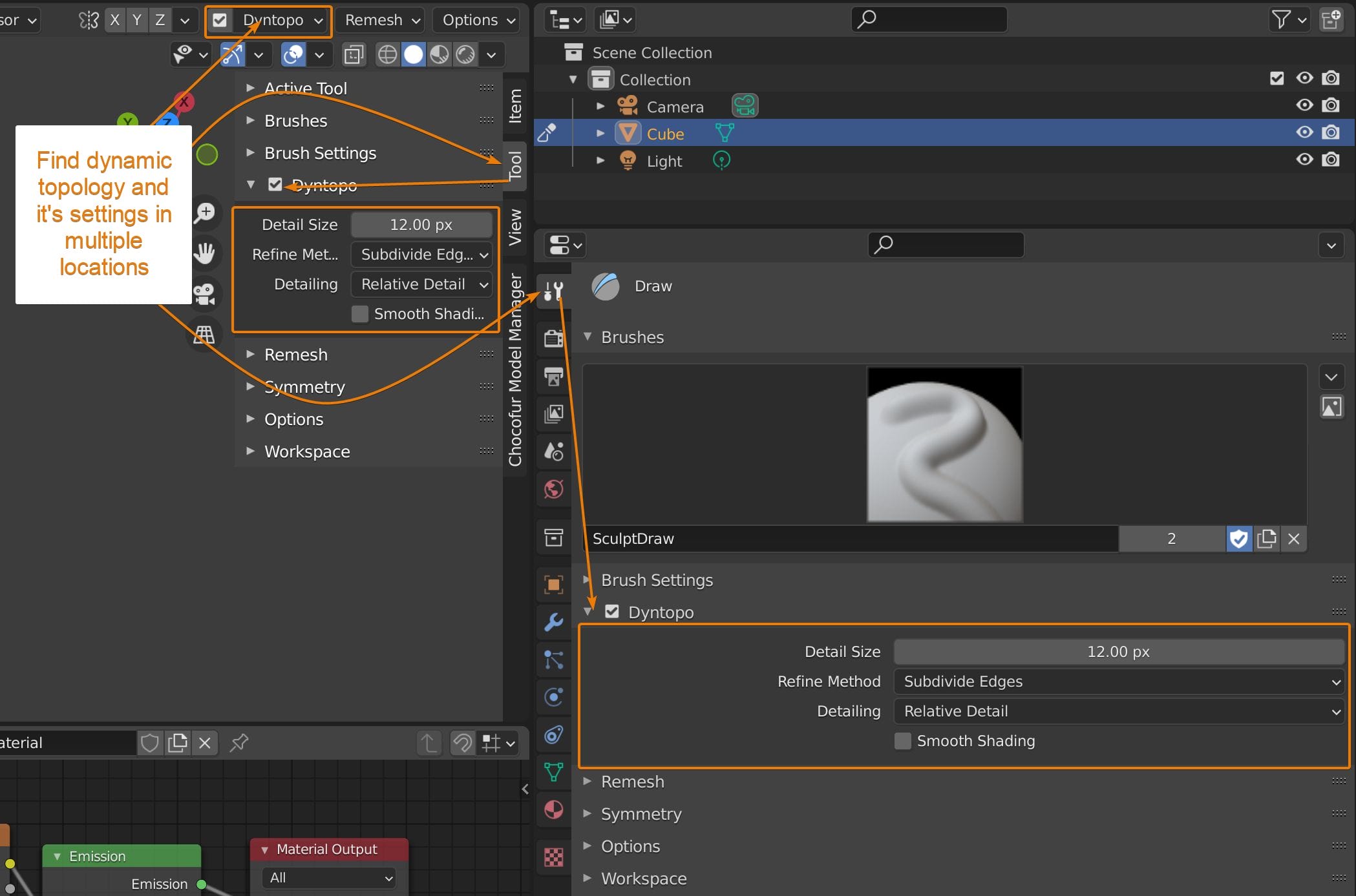 Blender Dynamic topology: What, where, how and problem solving ...